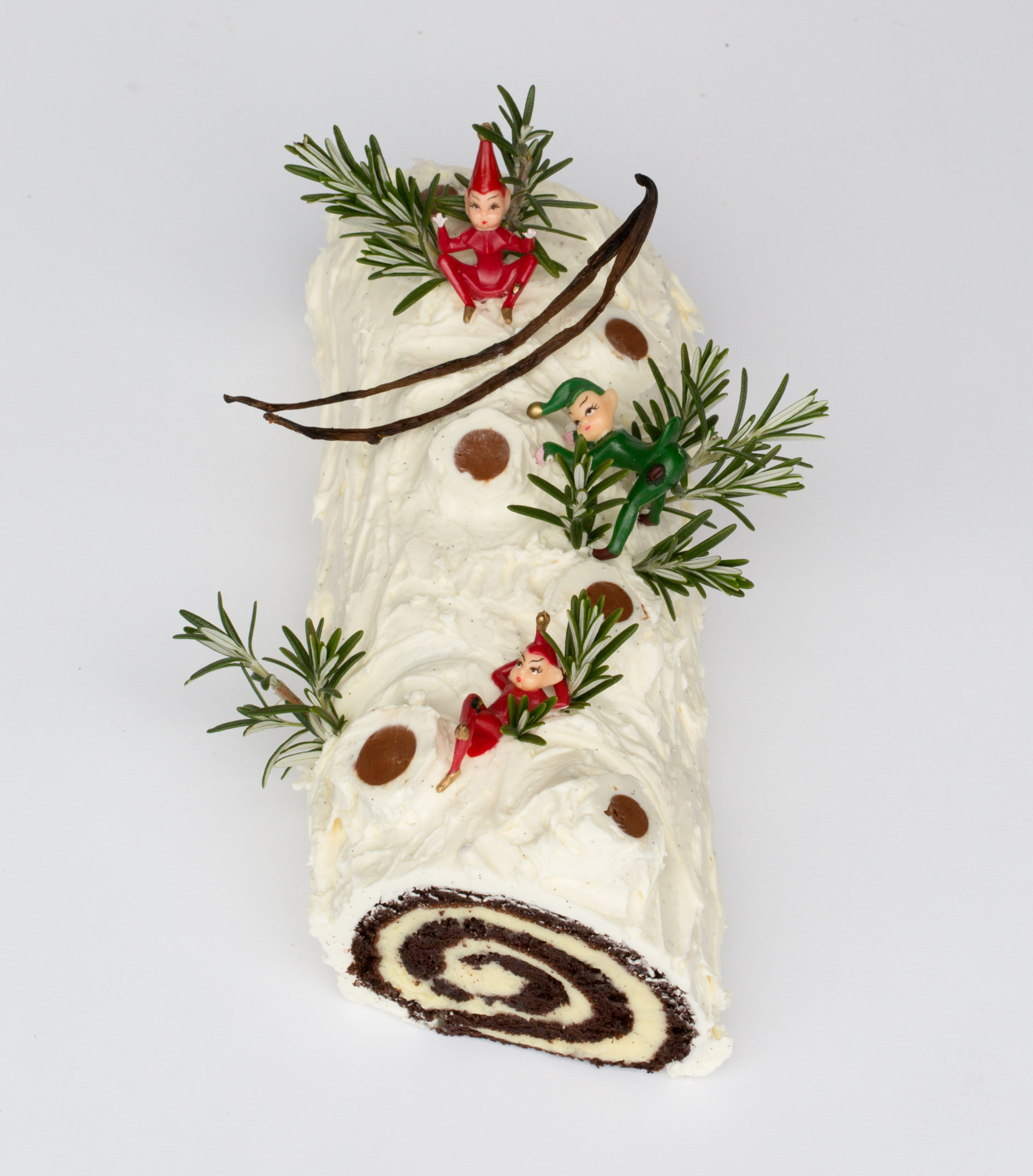 Holiday Treats @ Pix Patisserie | Buche de Noel, Chocolate Ornaments ...