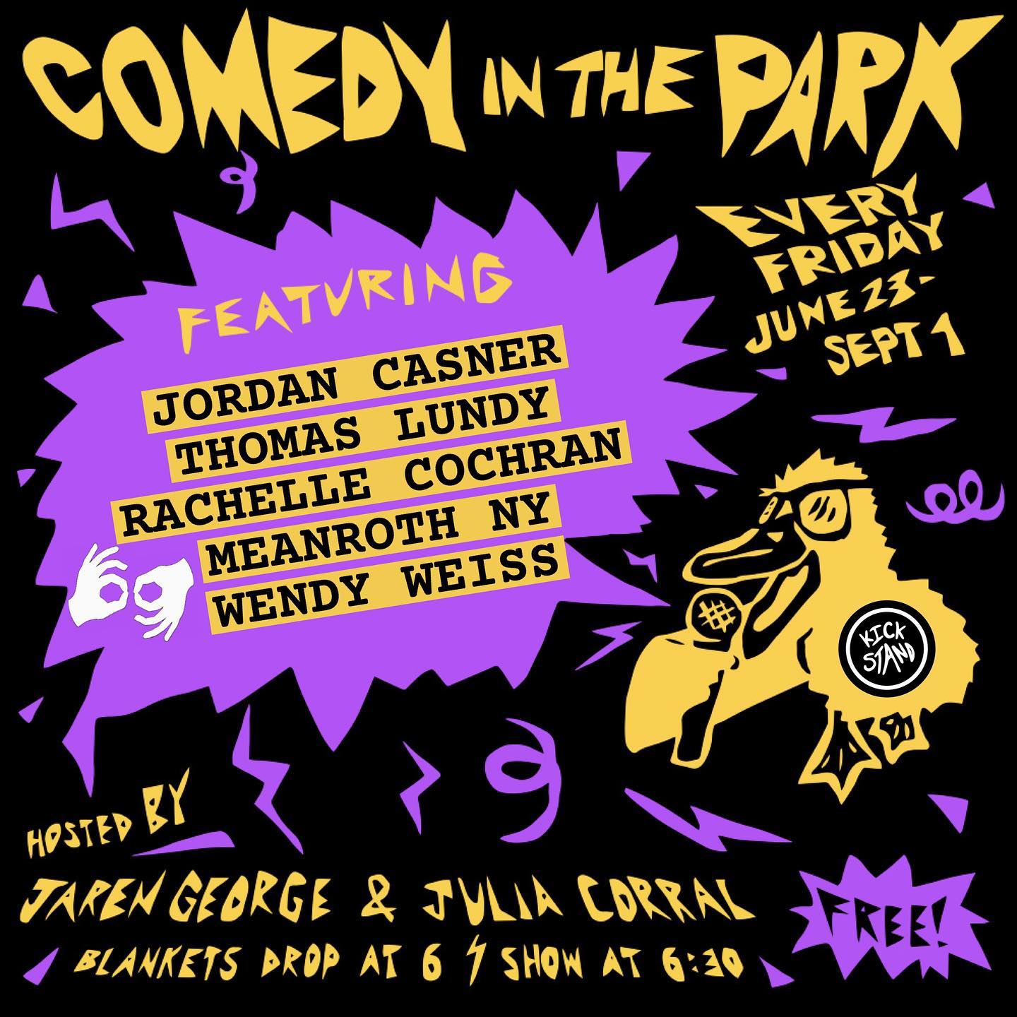 Kickstand Comedy Presents Free Comedy in the Park @ Laurelhurst Park ... Kickstand Comedy Presents Free Comedy in the Park @ Laurelhurst Park ...