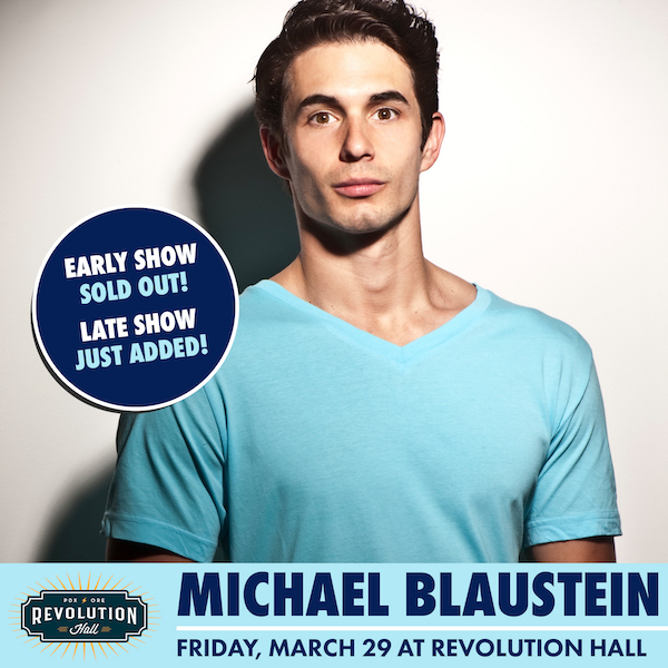 Win Tickets ($58): Michael Blaustein (Late Show) @ Revolution Hall ...