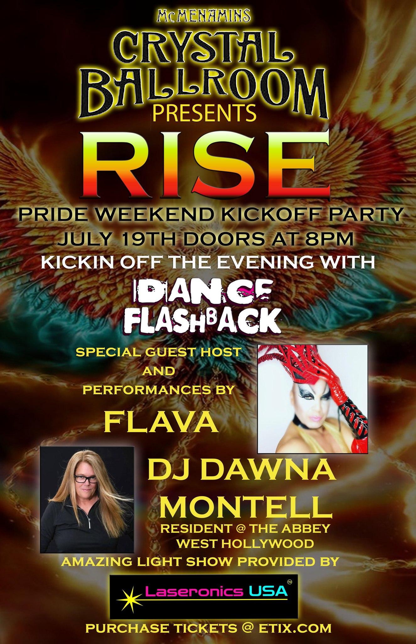 Win Tickets ($60): Rise – Pride Weekend Kickoff Party @ Crystal ...