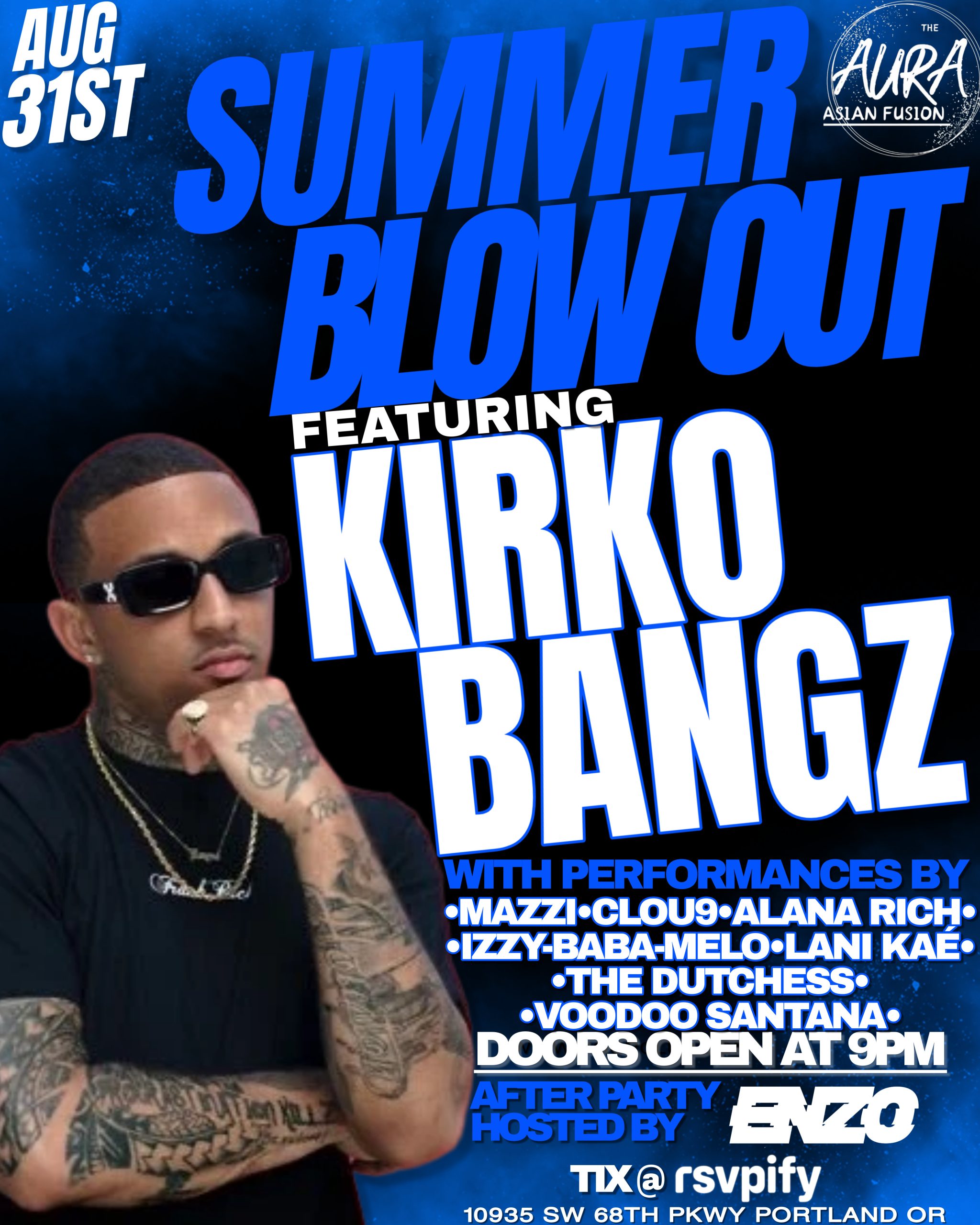 Summer Blow Out @ The Aura | Featuring Kirko Bangz, Hosted by Taj Malik ...