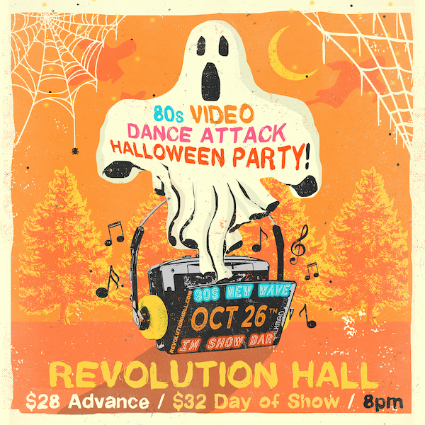 Win Tickets ($64): 80s Video Dance Attack Halloween Party @ Revolution Hall in SE Portland | 2 ...
