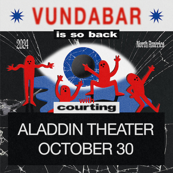 Win Tickets ($44): Vundabar @ Aladdin Theater | Indie Rock, w/ Courting ...