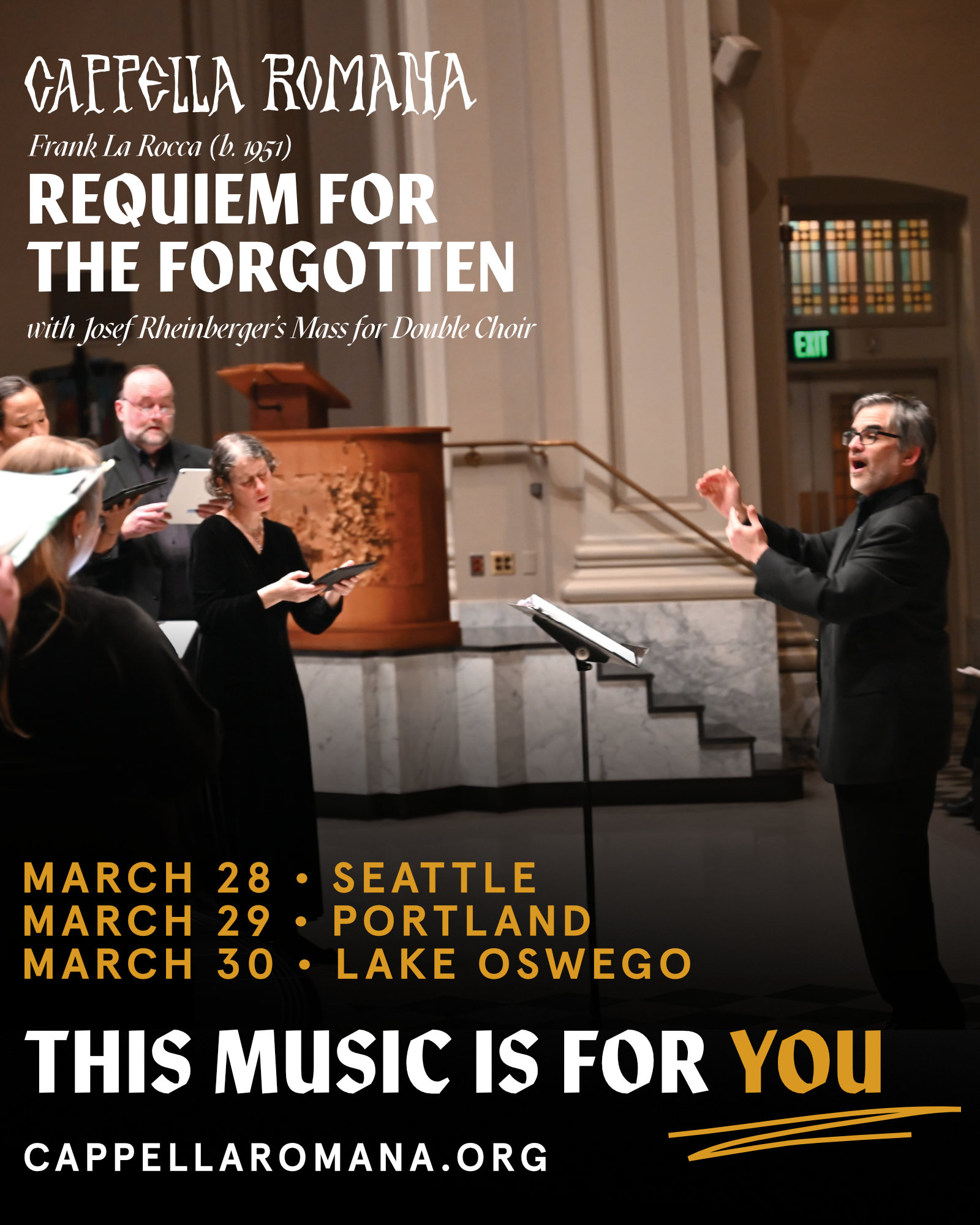 Cappella Romana & 45th Parallel Universe Present Frank La Rocca’s ...