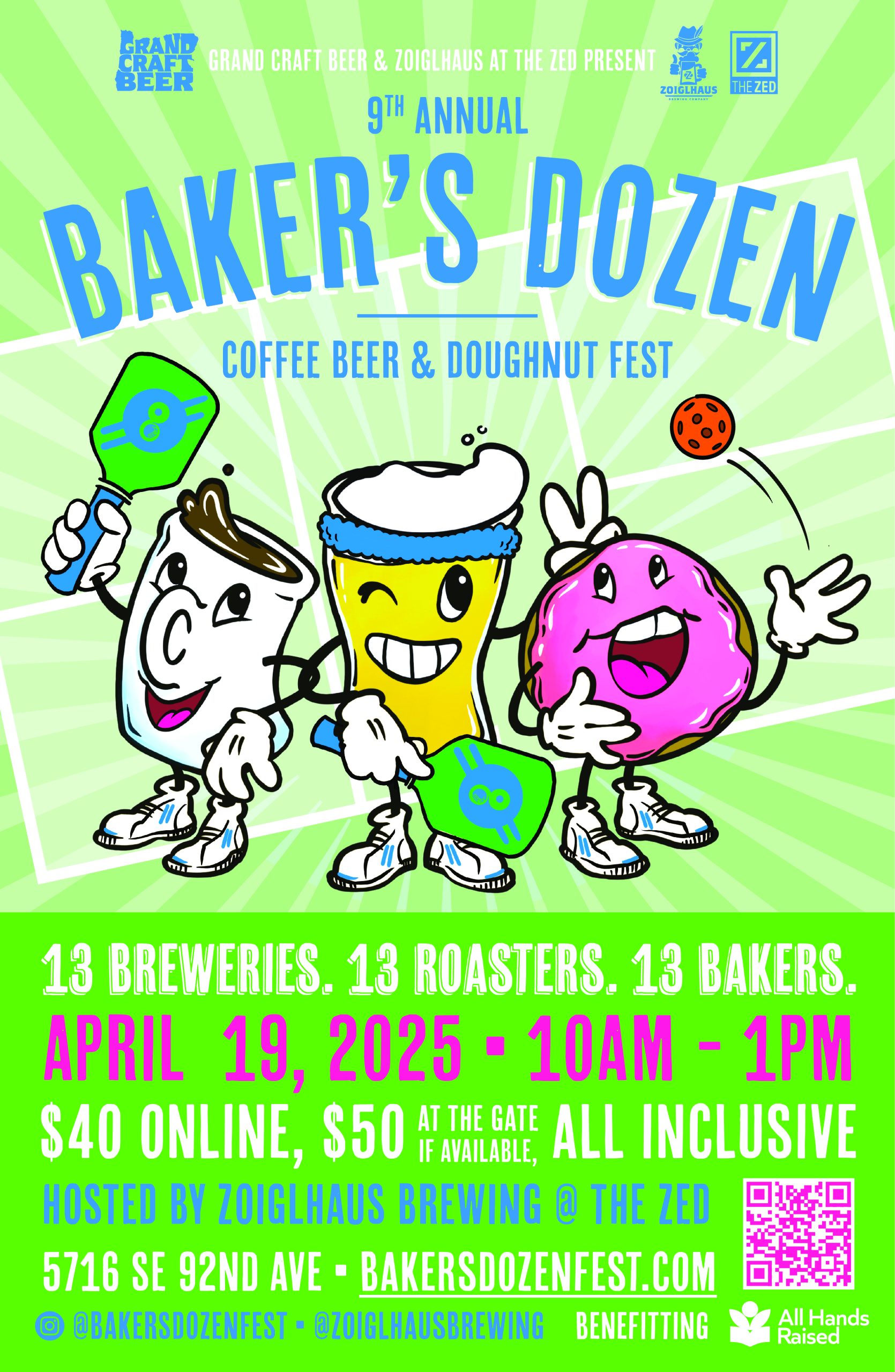 Win Tickets ($80): Baker’s Dozen @ The Zed at Zoiglhaus | 13 Breweries, 13 Roasteries, 13 ...