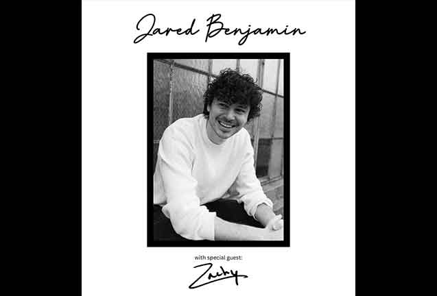 Win Tickets ($40): Jared Benjamin w/ Zachy @ Mission Theater | Indie Pop - PDX Pipeline