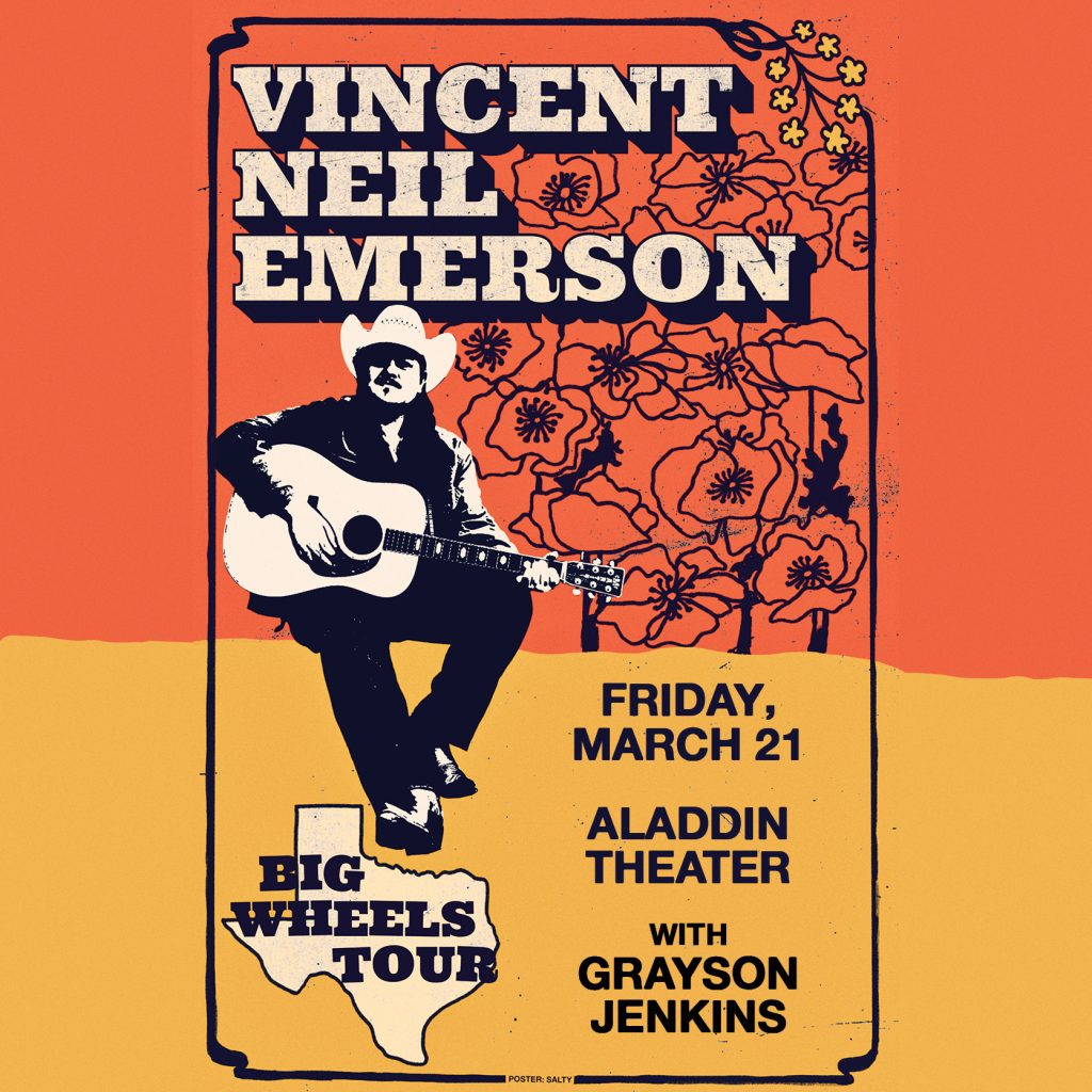Win Tickets ($56): Vincent Neil Emerson w/ Grayson Jenkins @ Aladdin ...