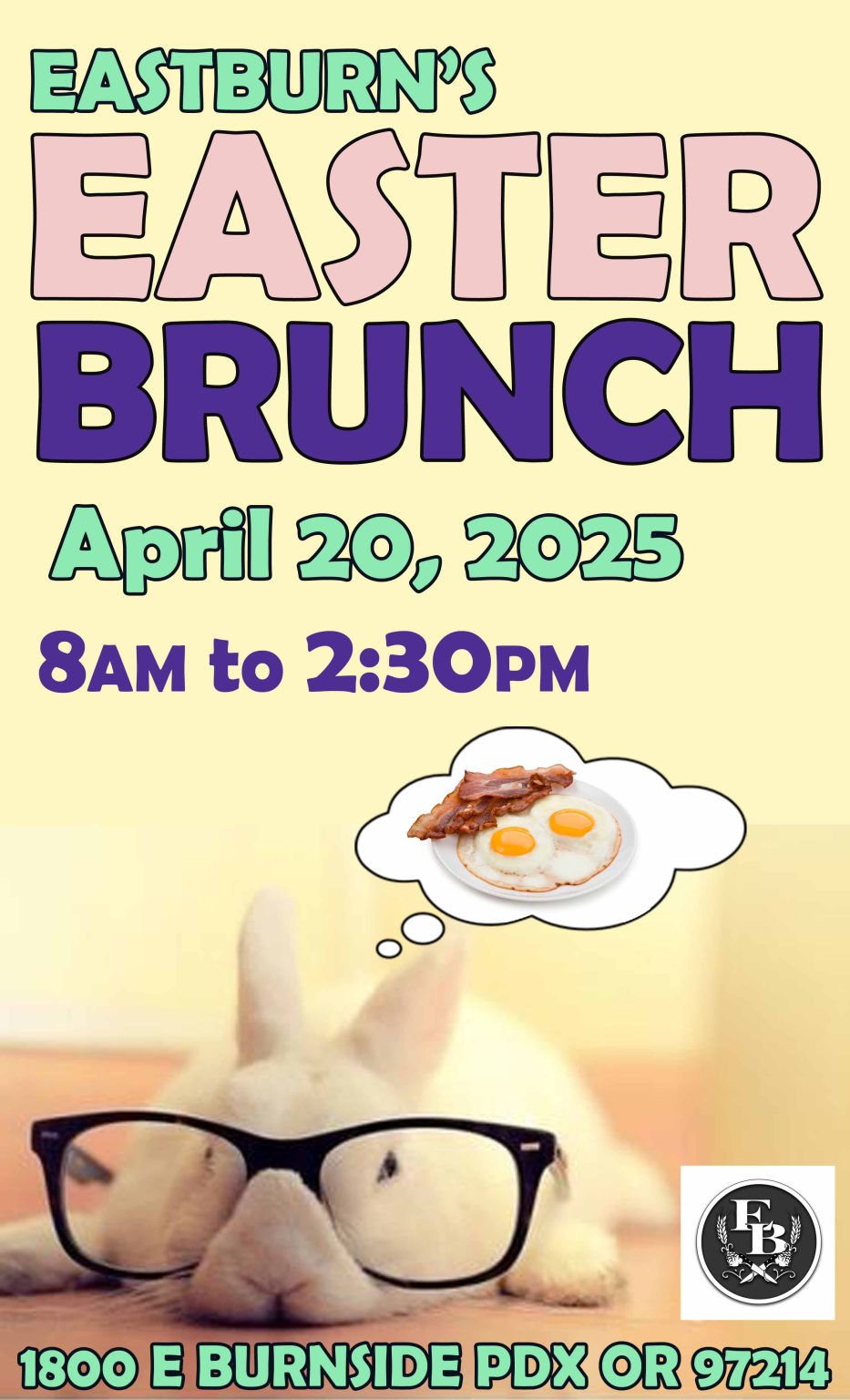 Portland 2025 Easter Brunch @ The EastBurn Public House | Eggs Benedict, Mimosas, Cocktails ...