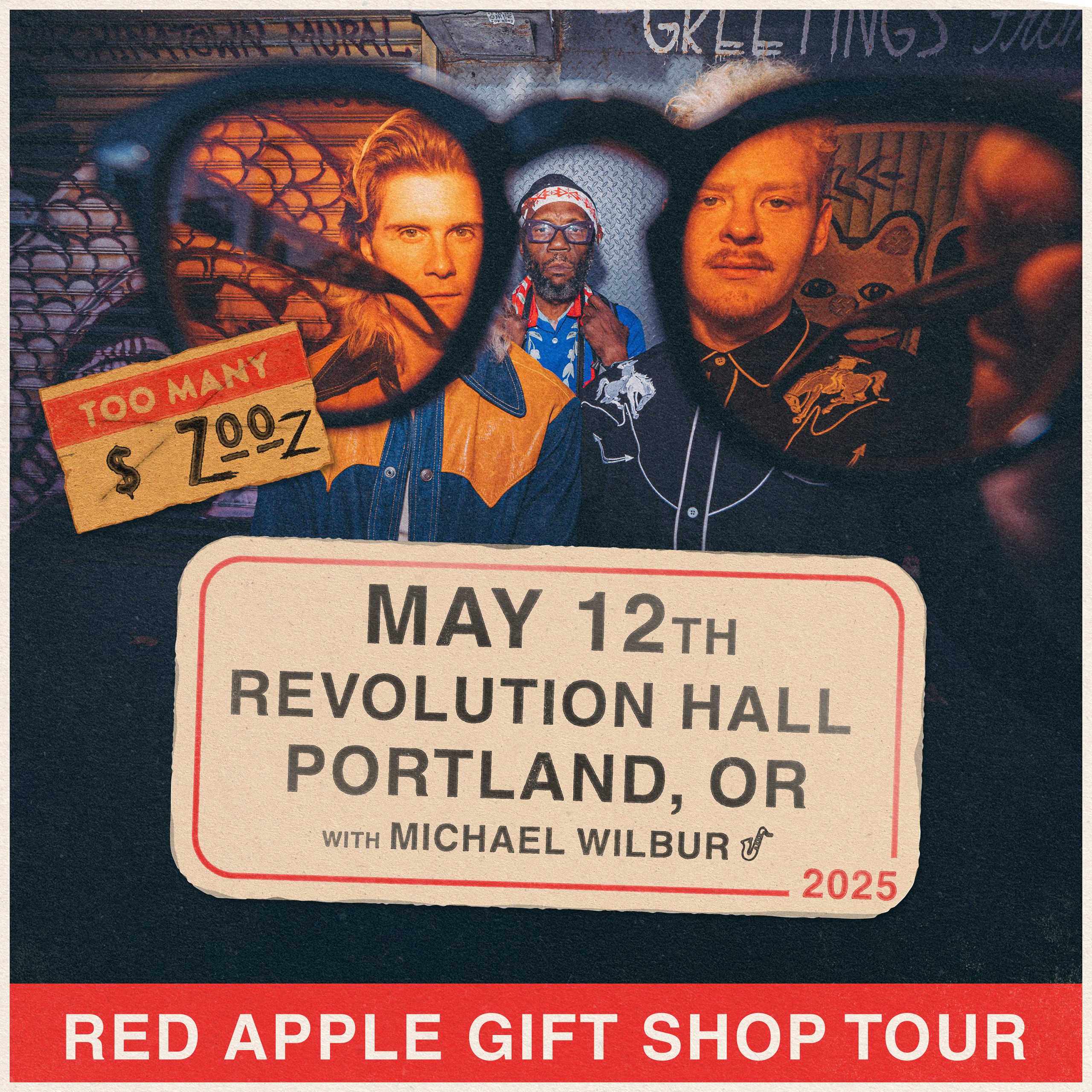 Win Tickets ($68): Too Many Zooz: Red Apple Gift Shop Tour @ Revolution Hall | Avant-Garde ...
