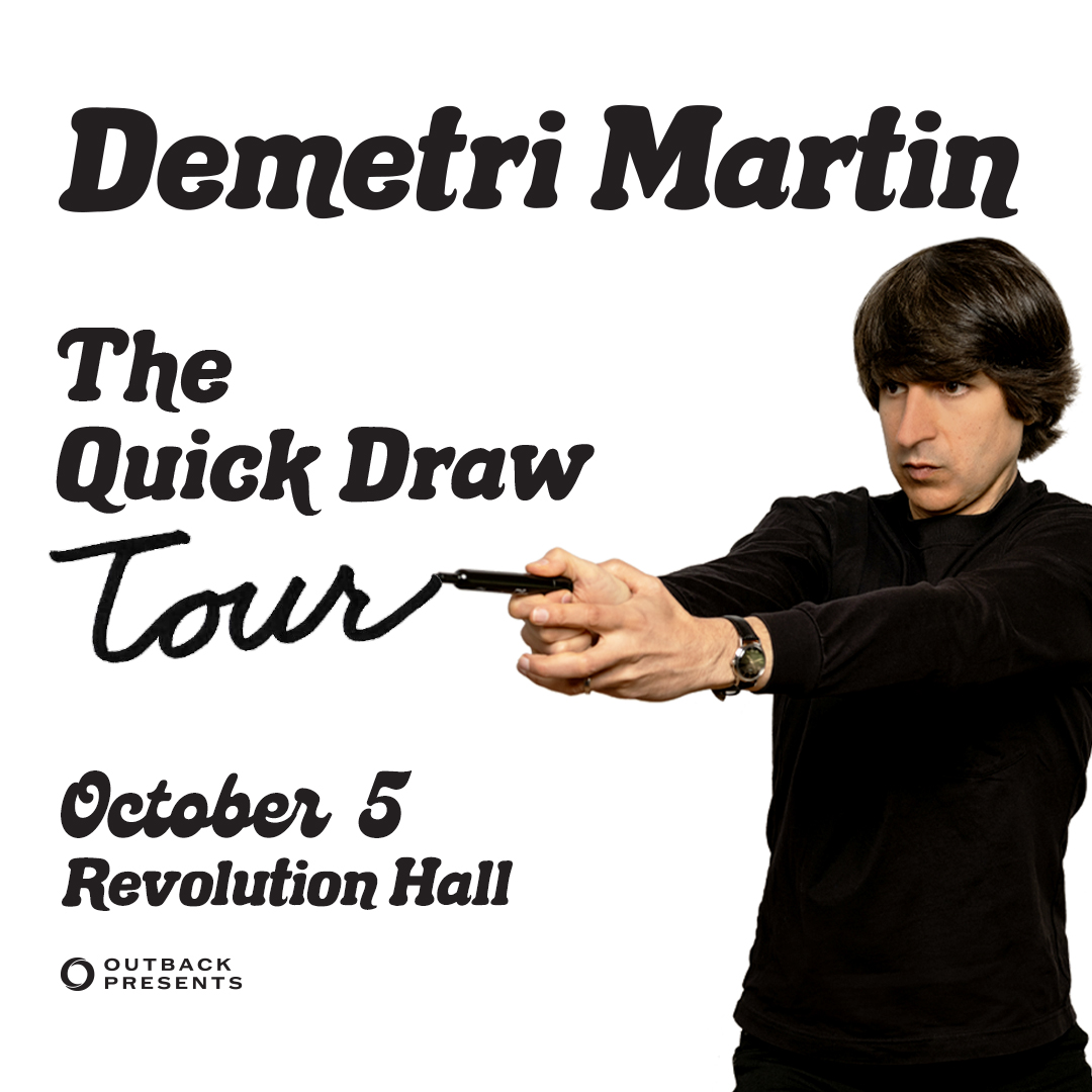 Win Tickets ($114): Demetri Martin: The Quick Draw Tour @ Revolution ...