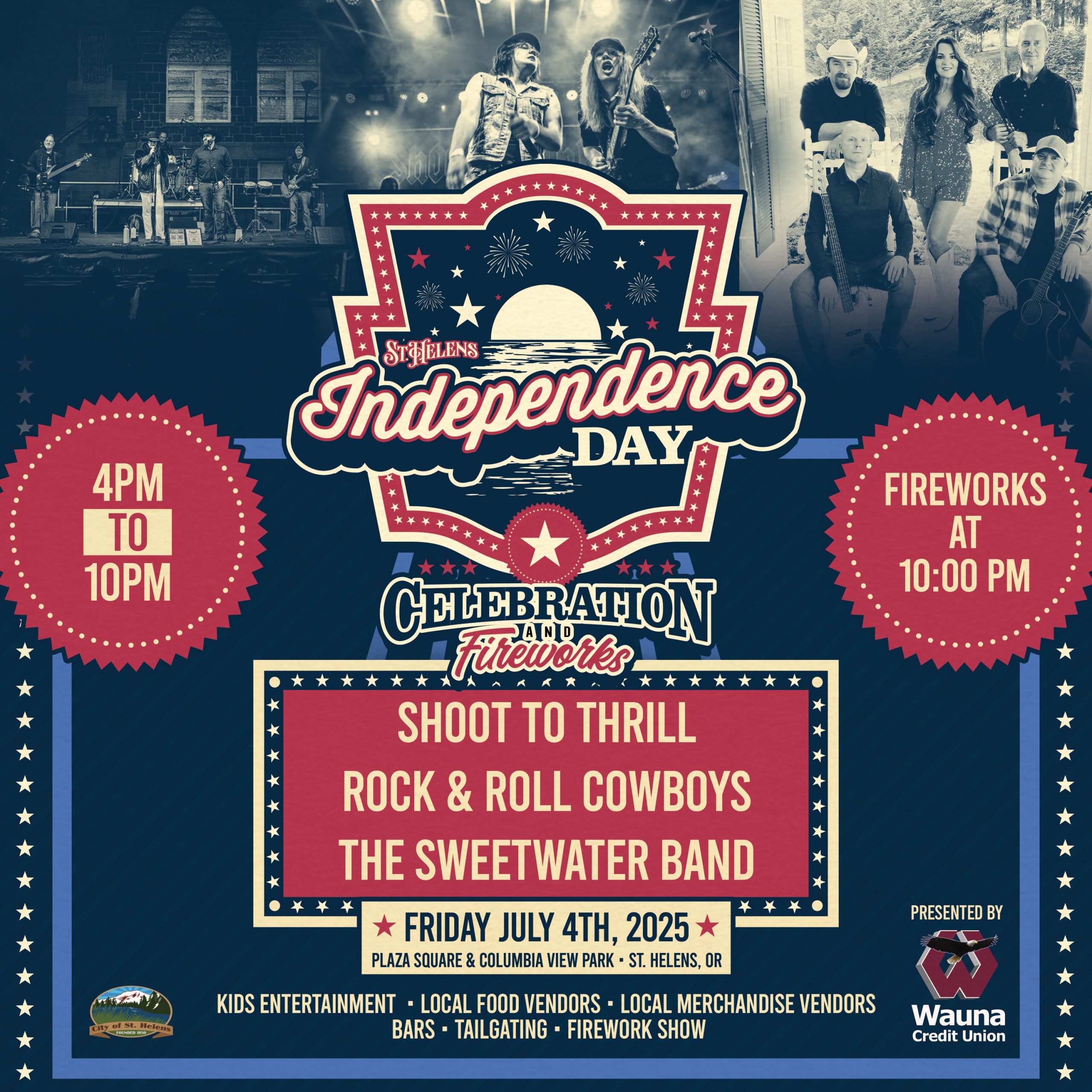 2025 St. Helens Independence Day Celebration & Fireworks | Music, Food ...