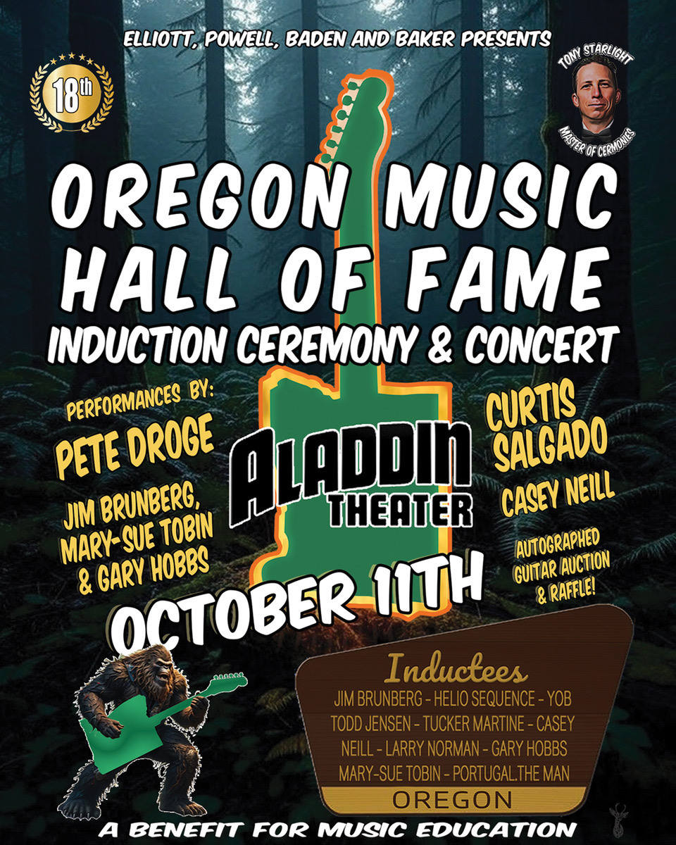 2025 Oregon Music Hall of Fame Induction & Concert @ Aladdin Theater ...