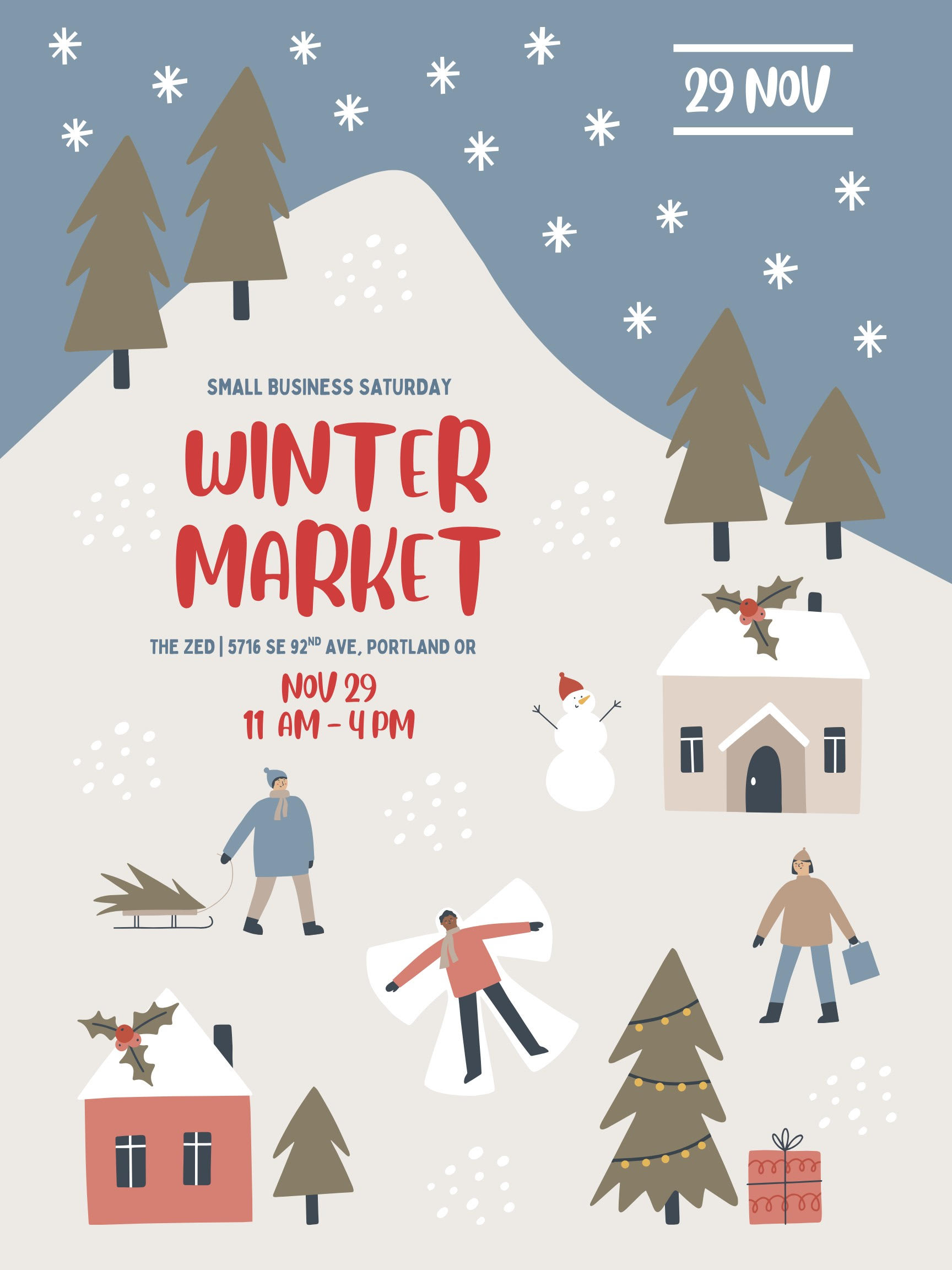 Small Business Saturday Winter Market @ The Zed | Craft Beer, Food ...