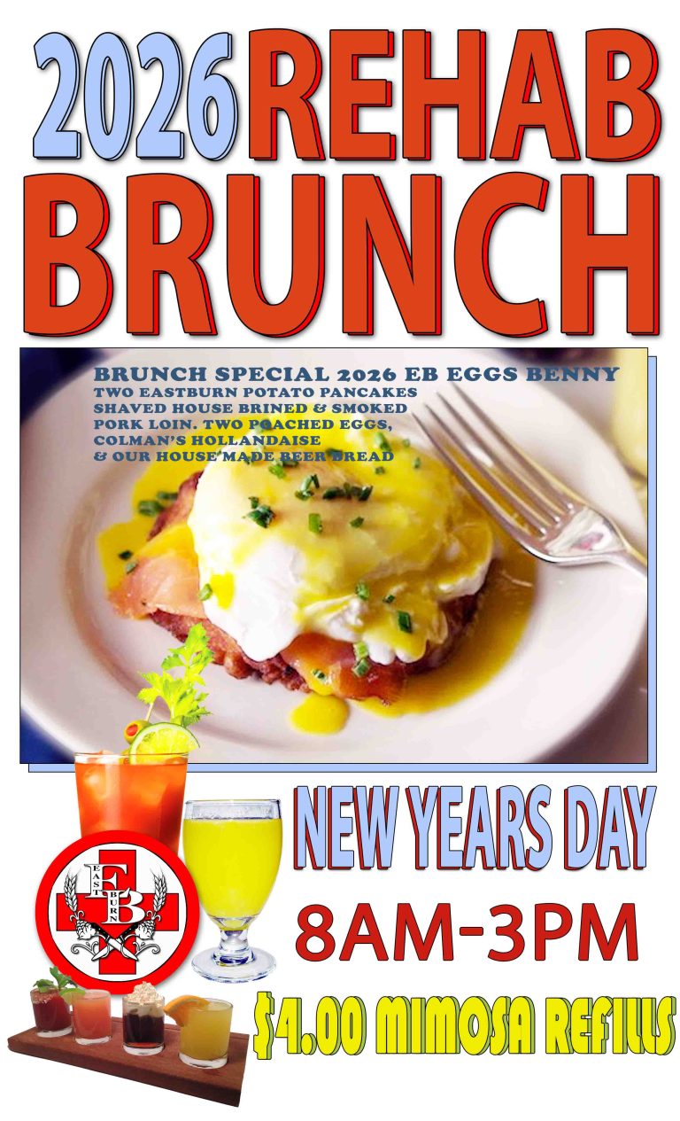New Year’s Eve Dinner/ New Year’s Day Brunch @ The EastBurn | Early ...